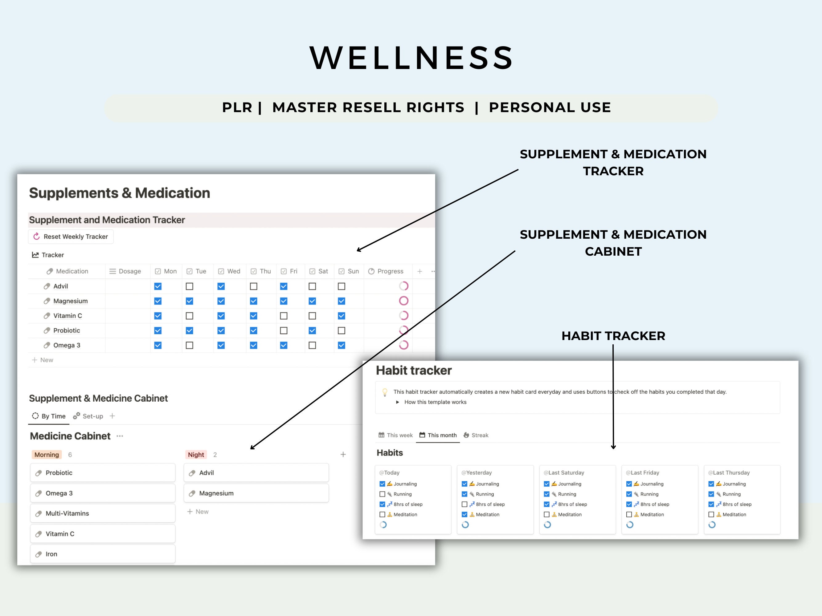 ADHD Notion Template PLR Life Planner - Sell on Etsy Digital Products ...