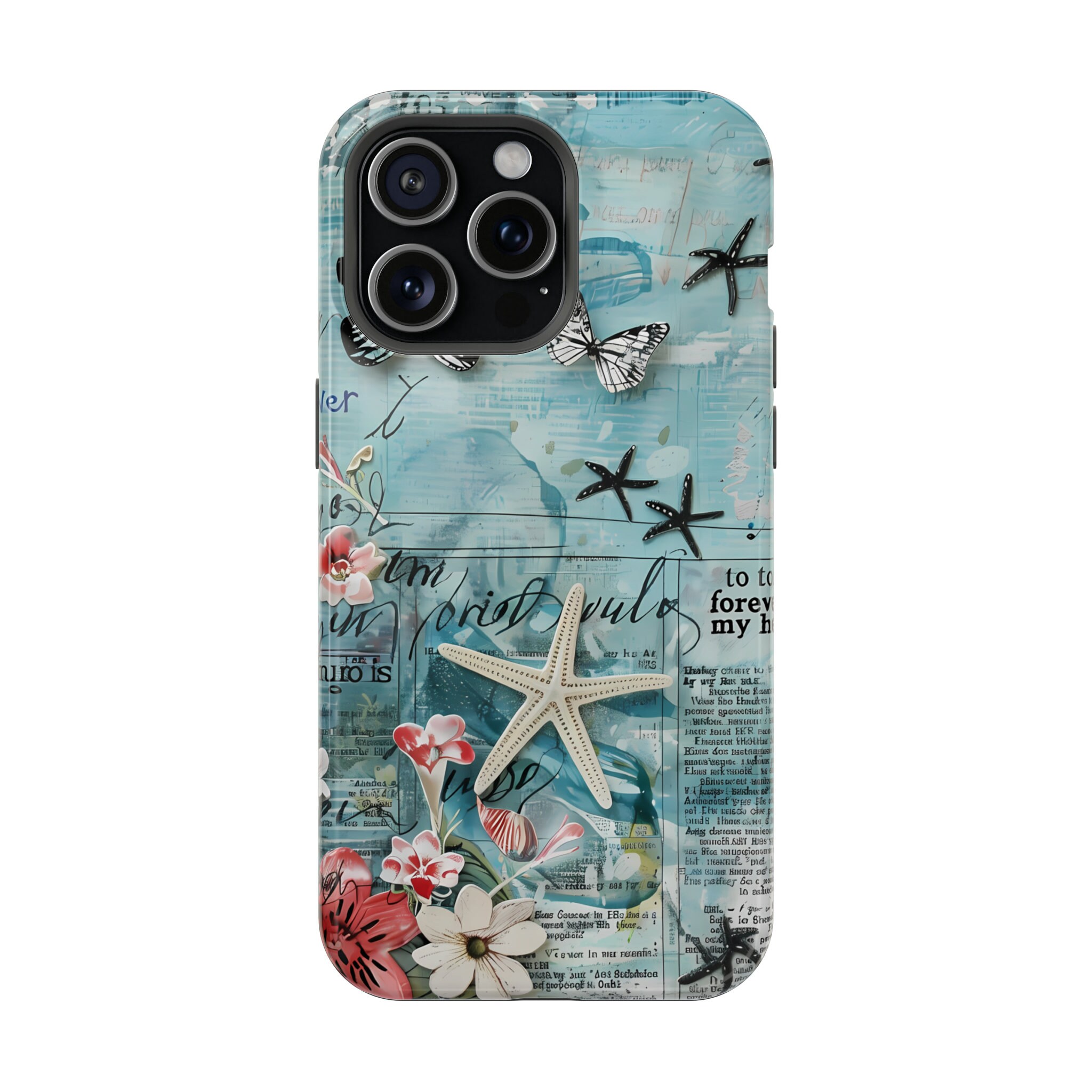 Coastal Breeze iPhone Case With Magsafe, Serene Beach Theme , Premium ...
