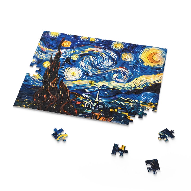 Immerse Yourself in Van Gogh's Vision 500 Piece : Starry Night Puzzle ...