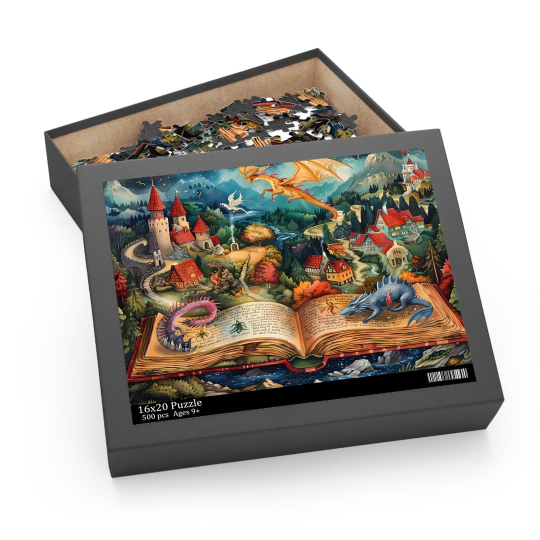 Mythical Storybook Landscapes Jigsaw Puzzle 500 Pieces, Dive Into a ...