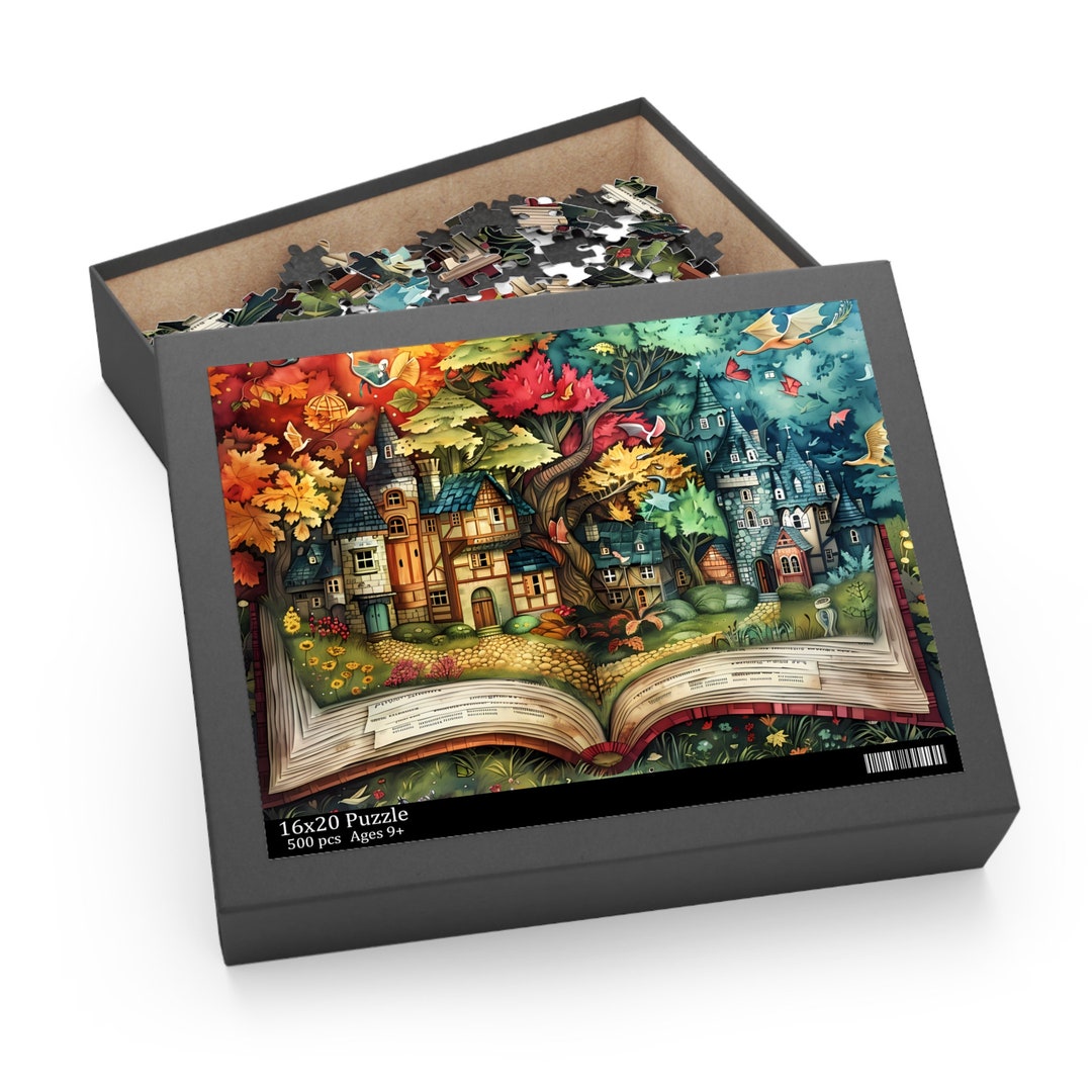 Storybook Foliage Fantasy Jigsaw Puzzle 500 Pieces, Craft Your Own ...