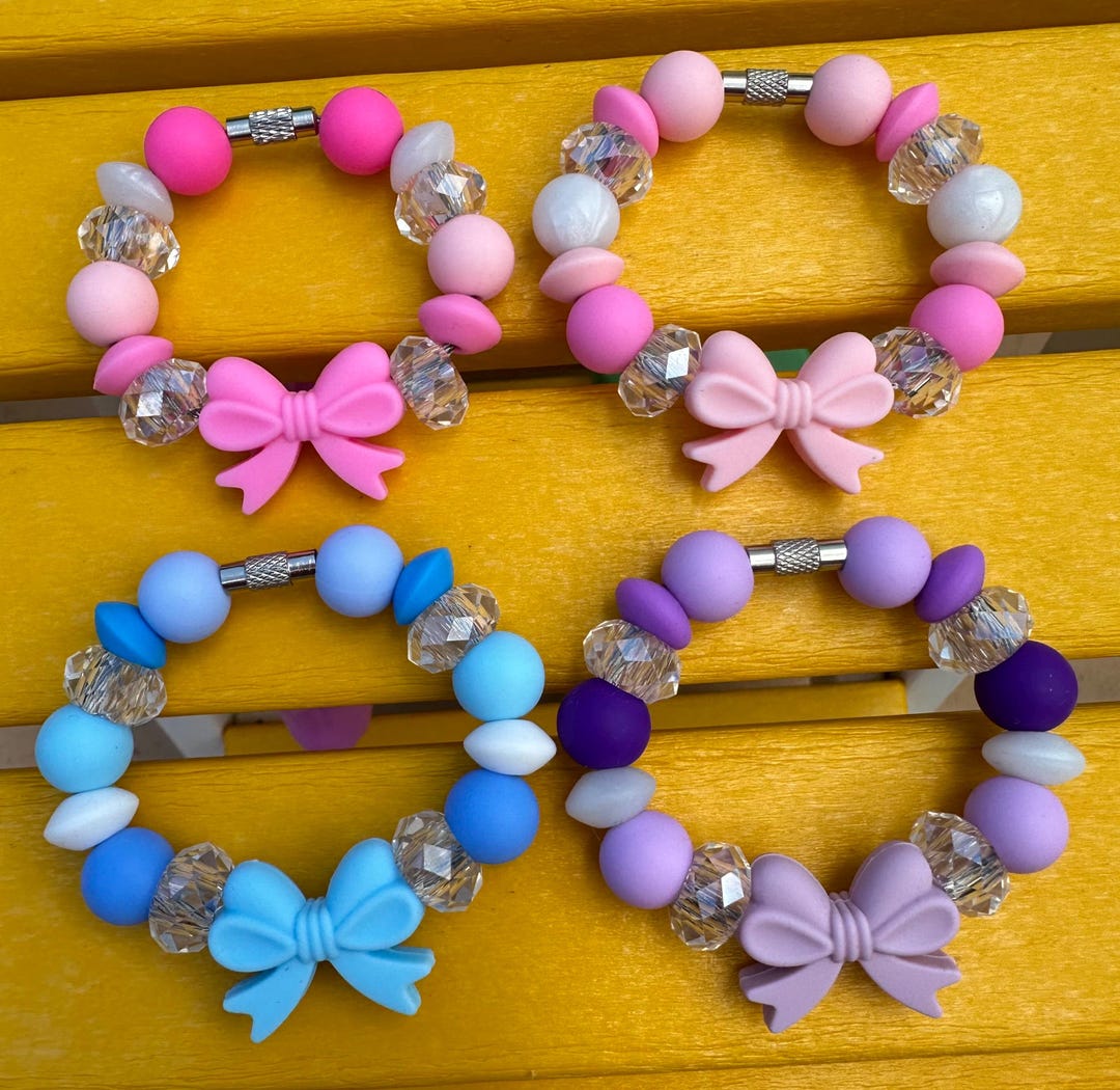 Loveshackfancy-inspired Stanley Handle Charms-dark Pink, Lighr Pink ...