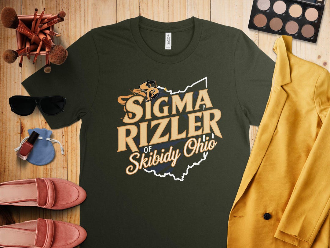Sigma Rizler of Skibidy Ohio T-shirt, Funny Ohio Meme Shirt, Cool ...