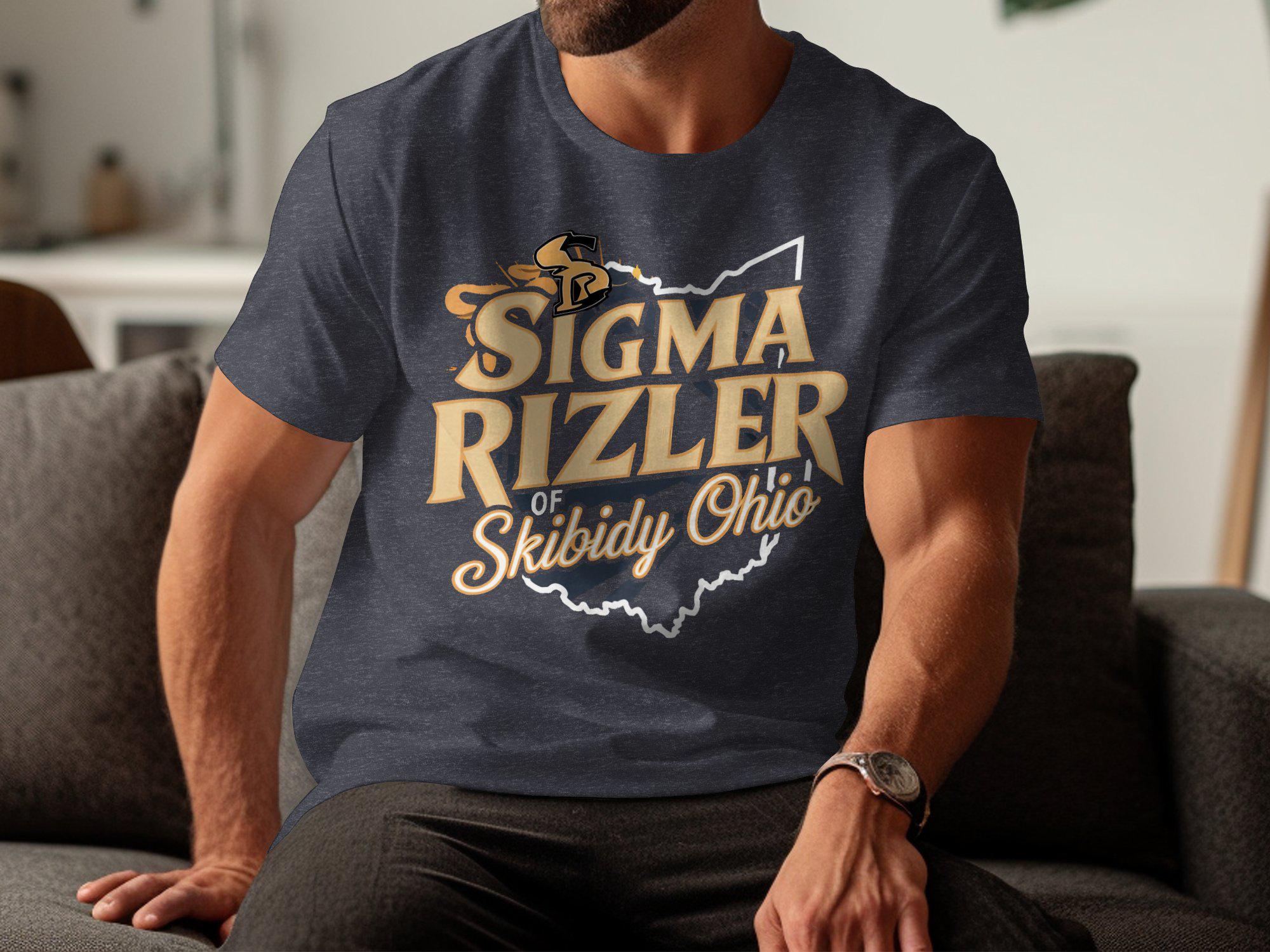 Sigma Rizler of Skibidy Ohio T-shirt, Funny Ohio Meme Shirt, Cool ...