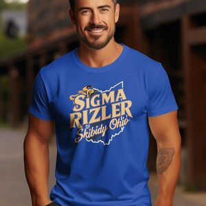 Sigma Rizler of Skibidy Ohio T-shirt, Funny Ohio Meme Shirt, Cool ...