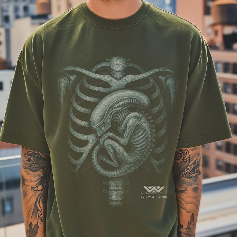Alien Chestburster Tshirt - Etsy