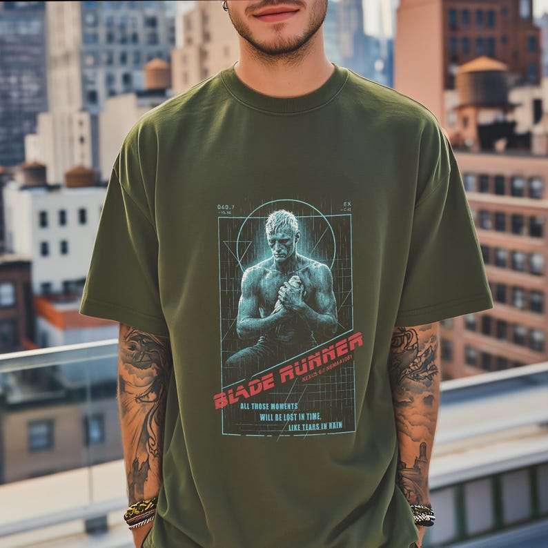 Blade Runner Roy Batty Quote T-shirt, Ridley Scott Fan Gift - Etsy ...