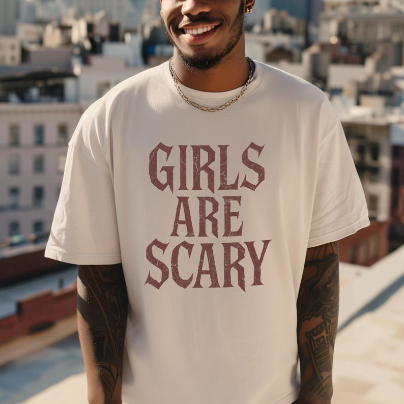 Girls Are Scary Shirt: Gothic Grunge Feminist Tee - Etsy
