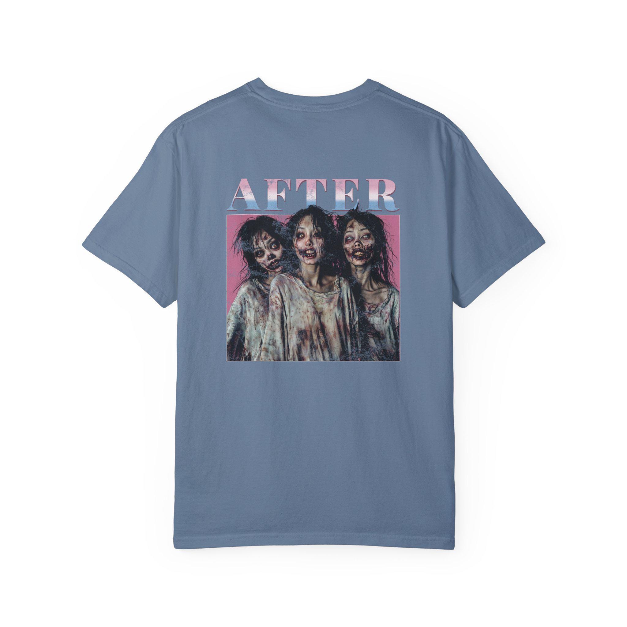 Zombie Tshirt, Before & After, Horror Transformation Design for Girls ...