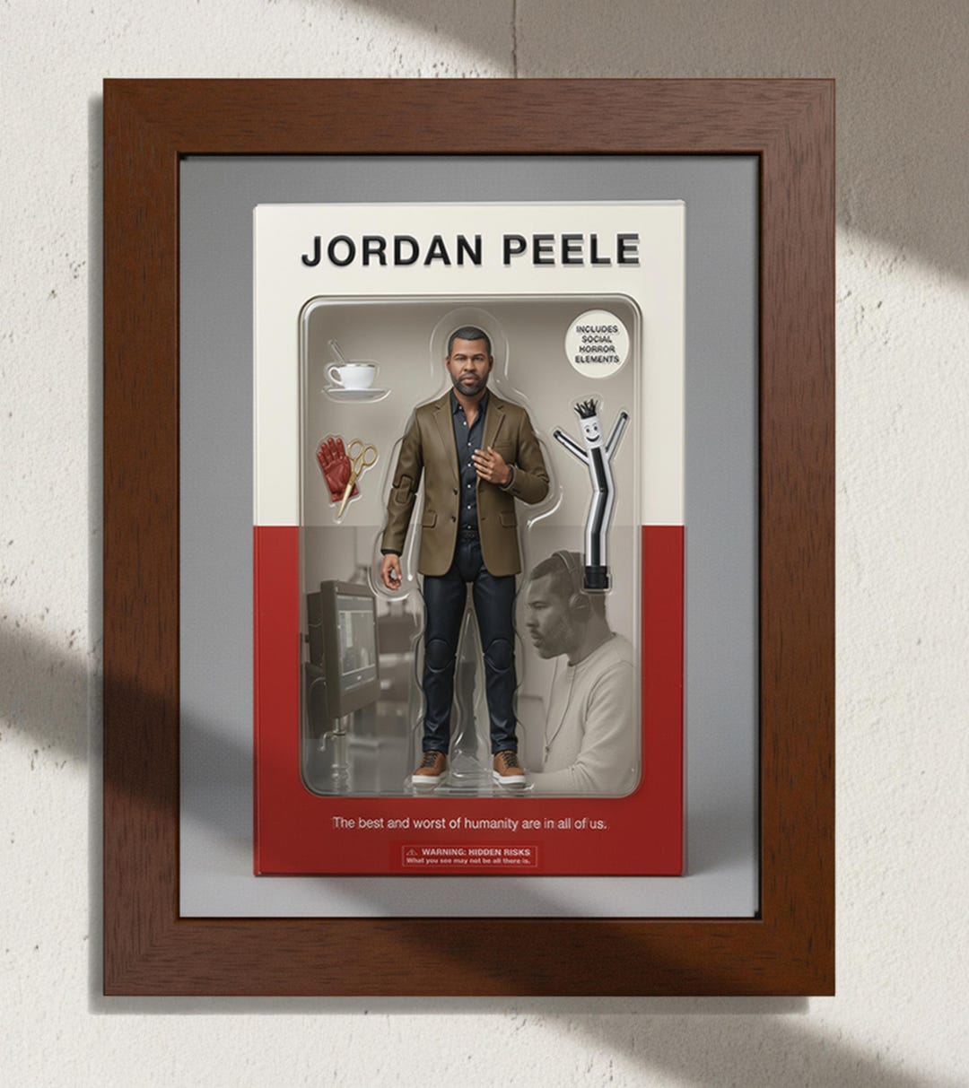 Jordan Peele Art Print Action Figure Concept Get Out Us Nope Gift ...