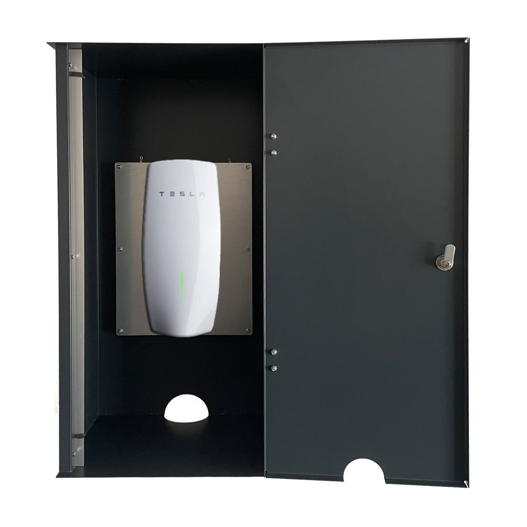 Wallbox Wall Cabinet for Car Charging Station Tesla Gen3 Lockable - Etsy