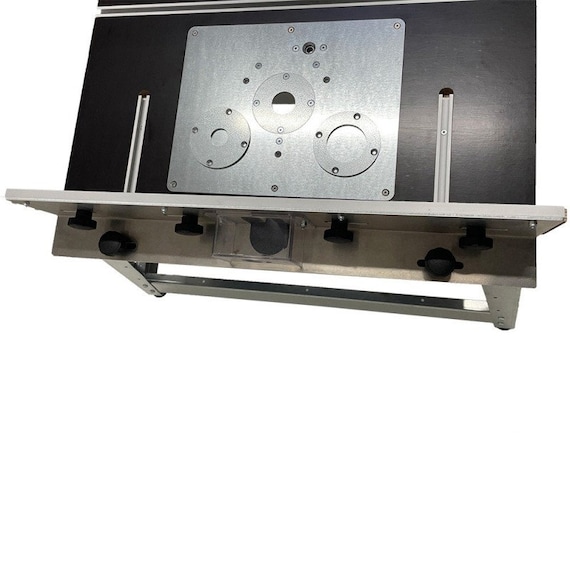 Router table with stop for Triton JOF001 router insert rings