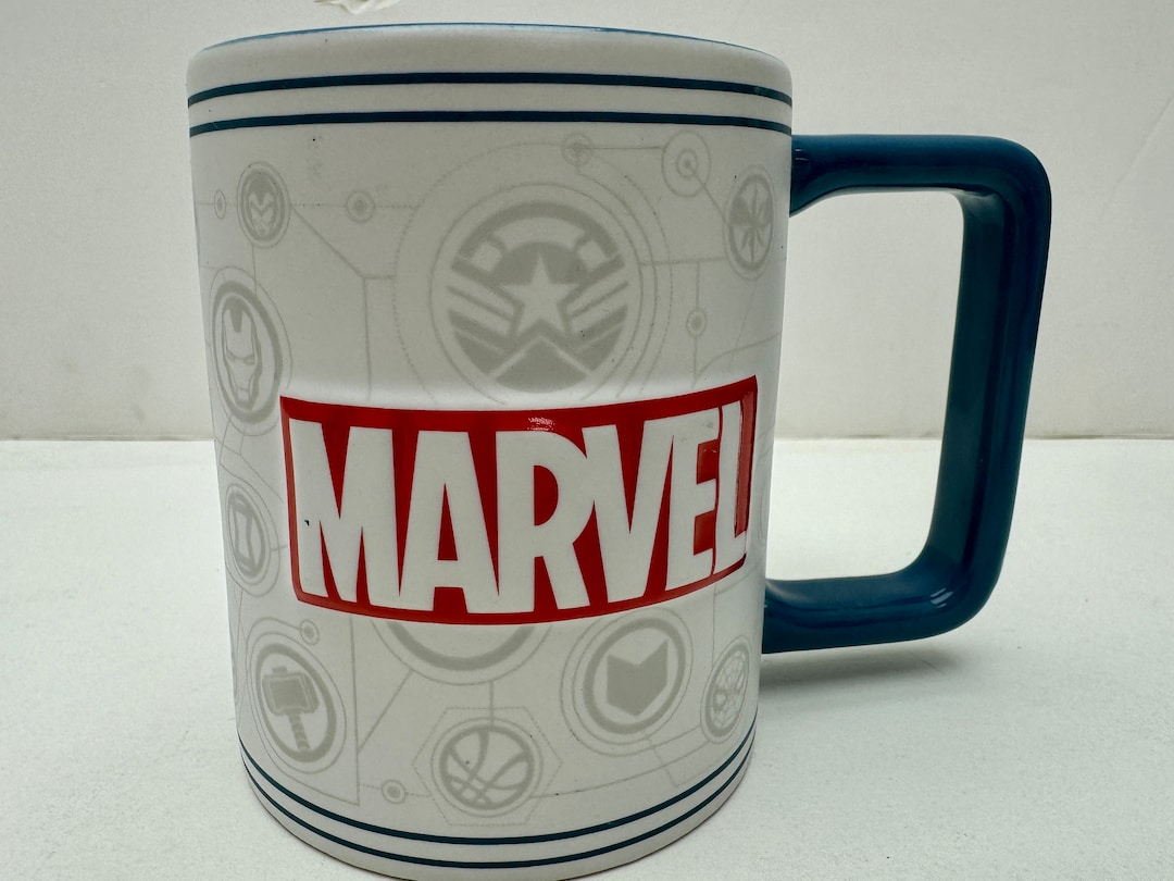 Marvel Exclusive Avenger Logo Collector Coffee Mug Cup 15oz Stoneware ...