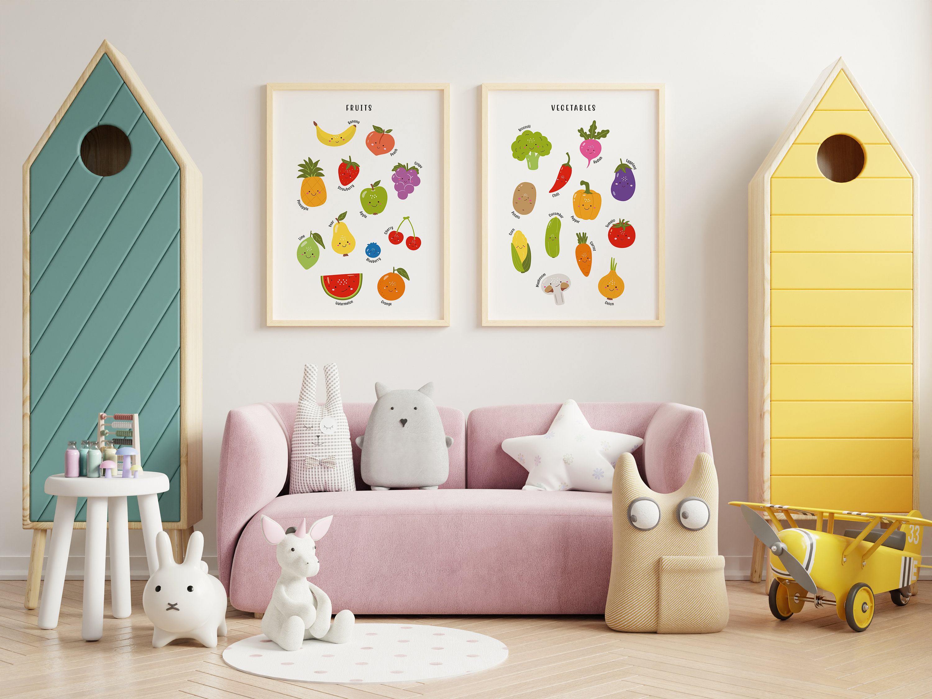 Set of 30 Educational Posters for Kids, Printable Learning Wall Art for ...
