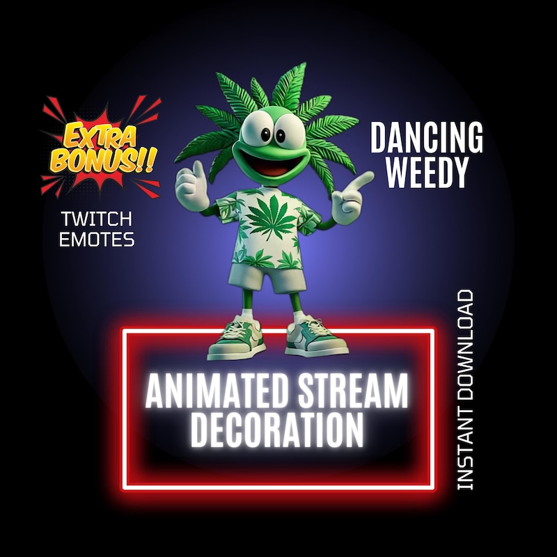 Stoner Overlays Twitch - Etsy