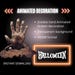 Animated Zombie Hand Twitch Halloween Stream Decor, Spooky Overlay ...