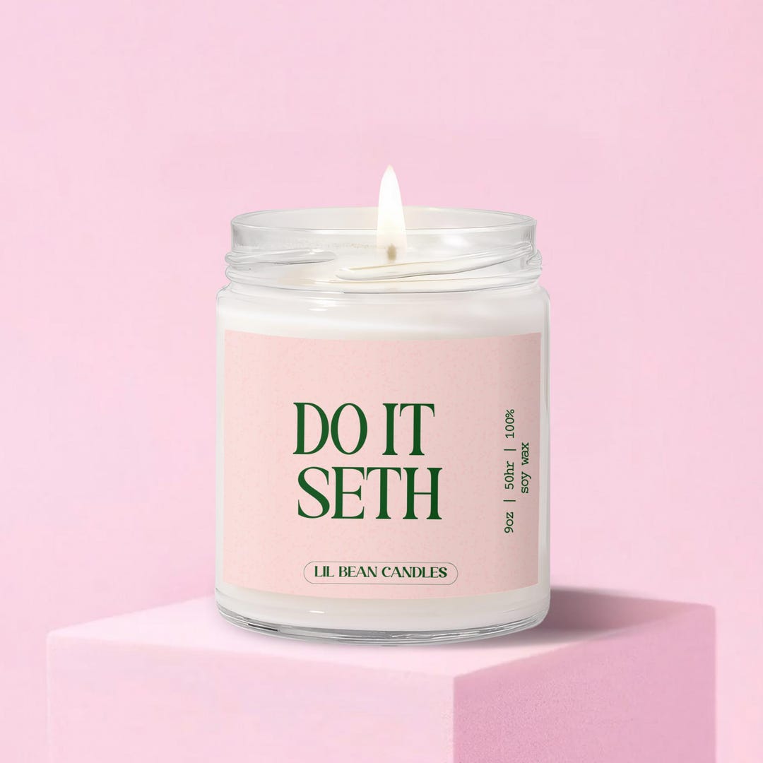 Severance Gift for Fan, Funny Severance Quote Candle, Do It Seth Fan ...