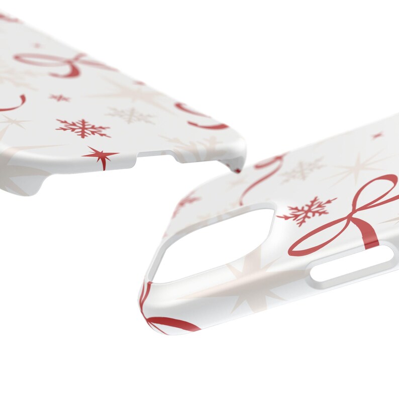 Stylish Holiday Bows and Ribbon Phone Case: Slim Glossy or Matte Case ...