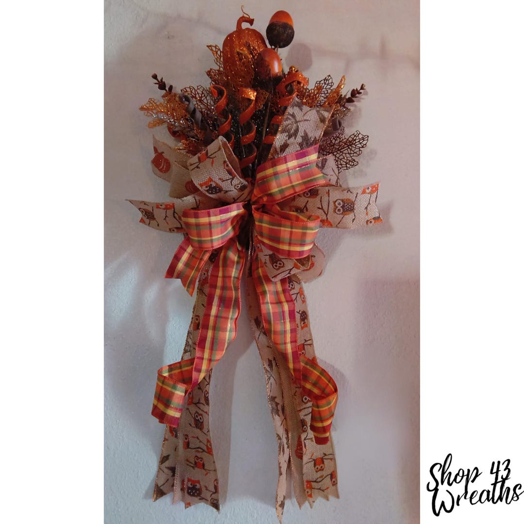 Whimsical Thanksgiving Fall Tree Topper | Thanksgiving Tree Topper ...