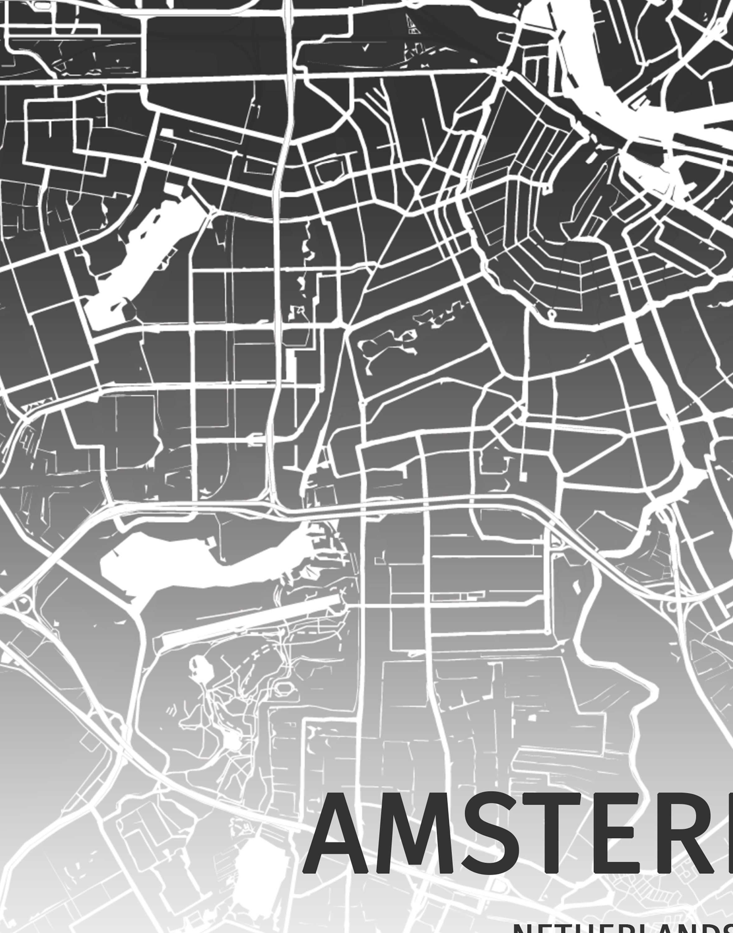 Any City Map, Custom Map, Custom Map Poster, Any City, Any Town ...