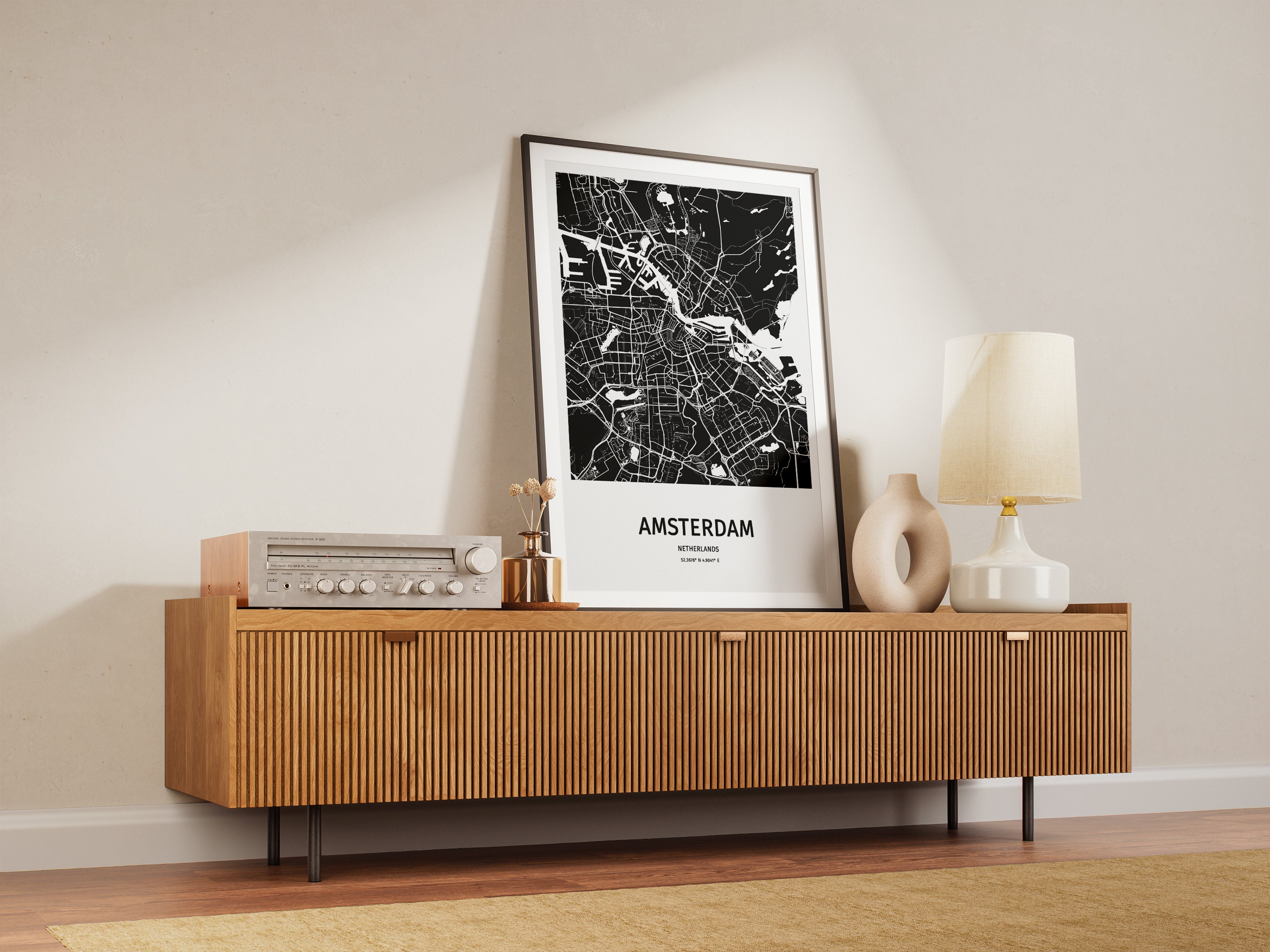Any City Map, Custom Map, Custom Map Poster, Any City, Any Town ...