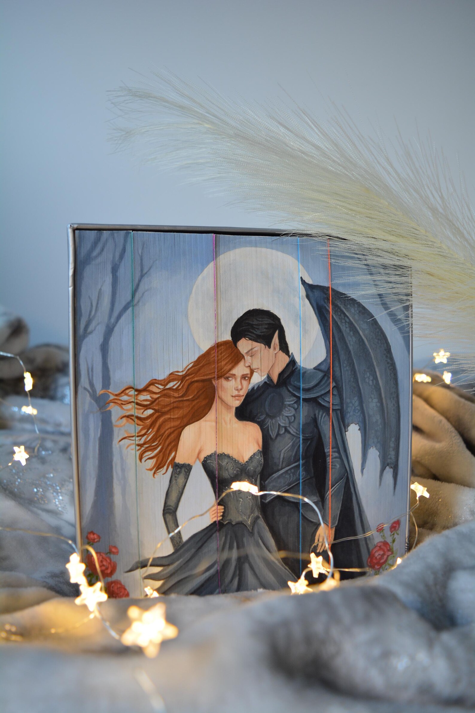 HARDCOVER A Court of Thorns and Roses Box Set Hand Painted Edges ...