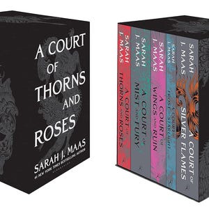 HARDCOVER A Court of Thorns and Roses Box Set Hand Painted Edges ...