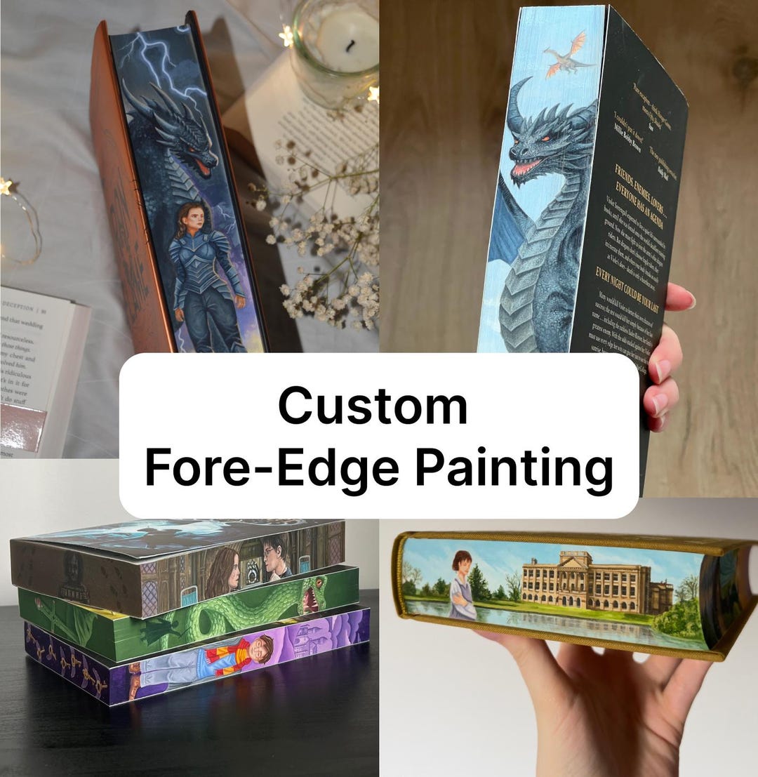 Spin the Dawn Custom Fore-edge Painting Painted Book Edges Hand Painted ...