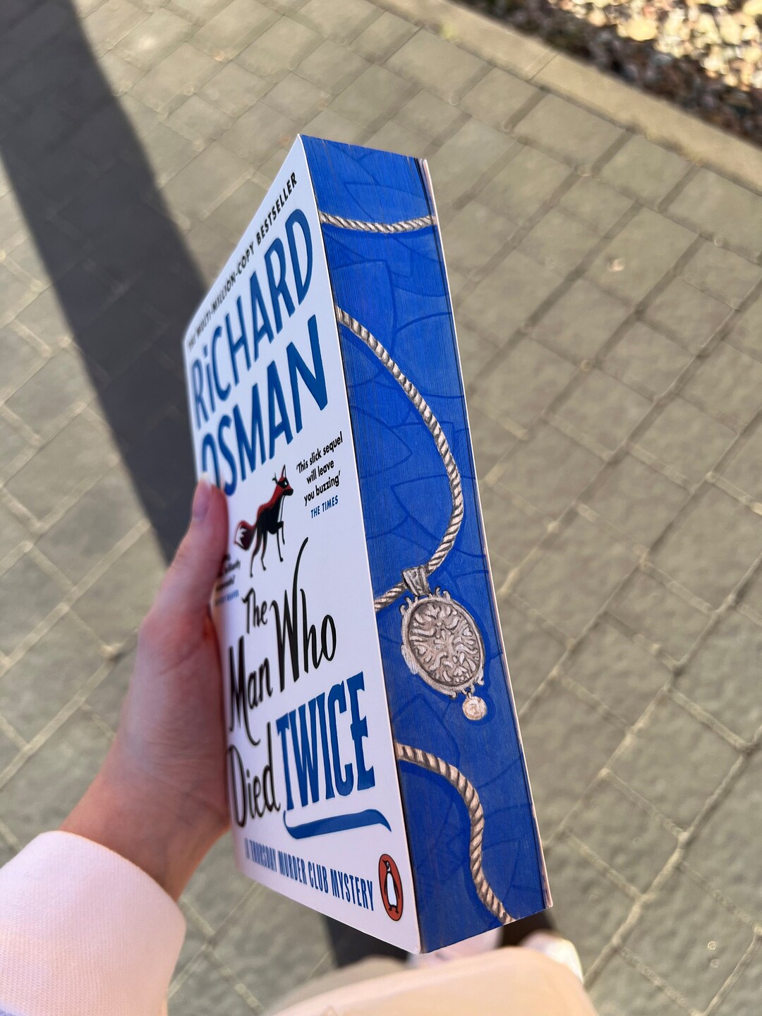 Fore-edge Painting | the Man Who Died Twice | Richard Osman - Etsy