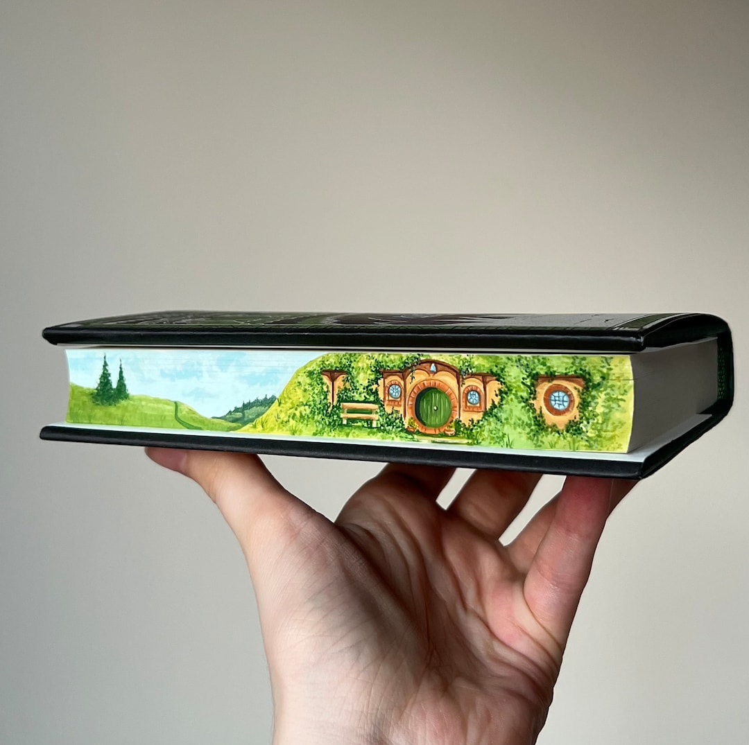 Pre-order the Hobbit | Fore-edge Painting | Painted Book Edges ...