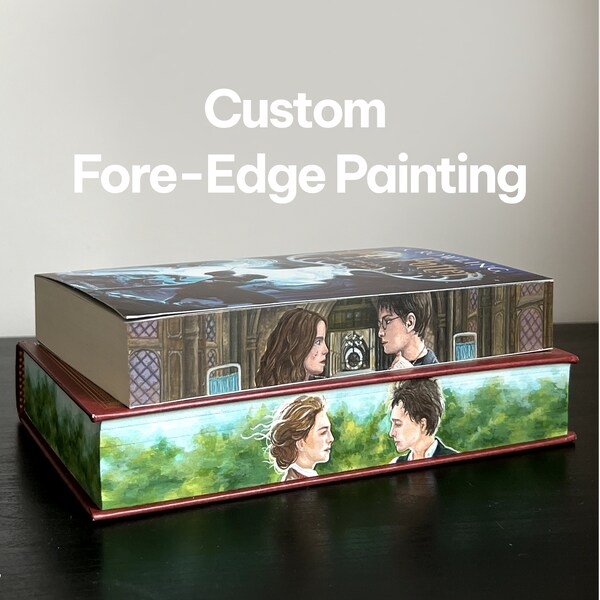 Book Painting - Etsy