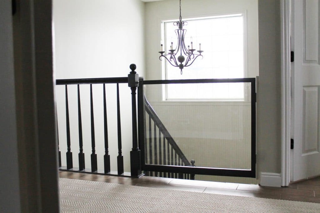 Plexiglass Stair Gate Custom Size for Pets and Children - Etsy