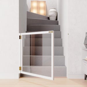 Plexiglass Stair Gate Custom Size for Pets and Children Lugn - Etsy