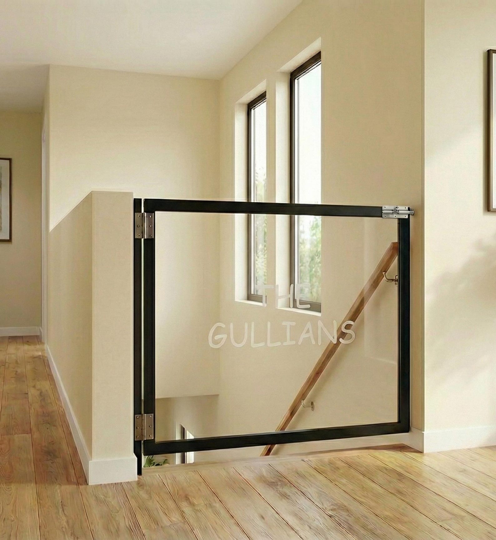 Personalized Clear Stair Gate for Pets & Kids | Custom Plexiglass ...