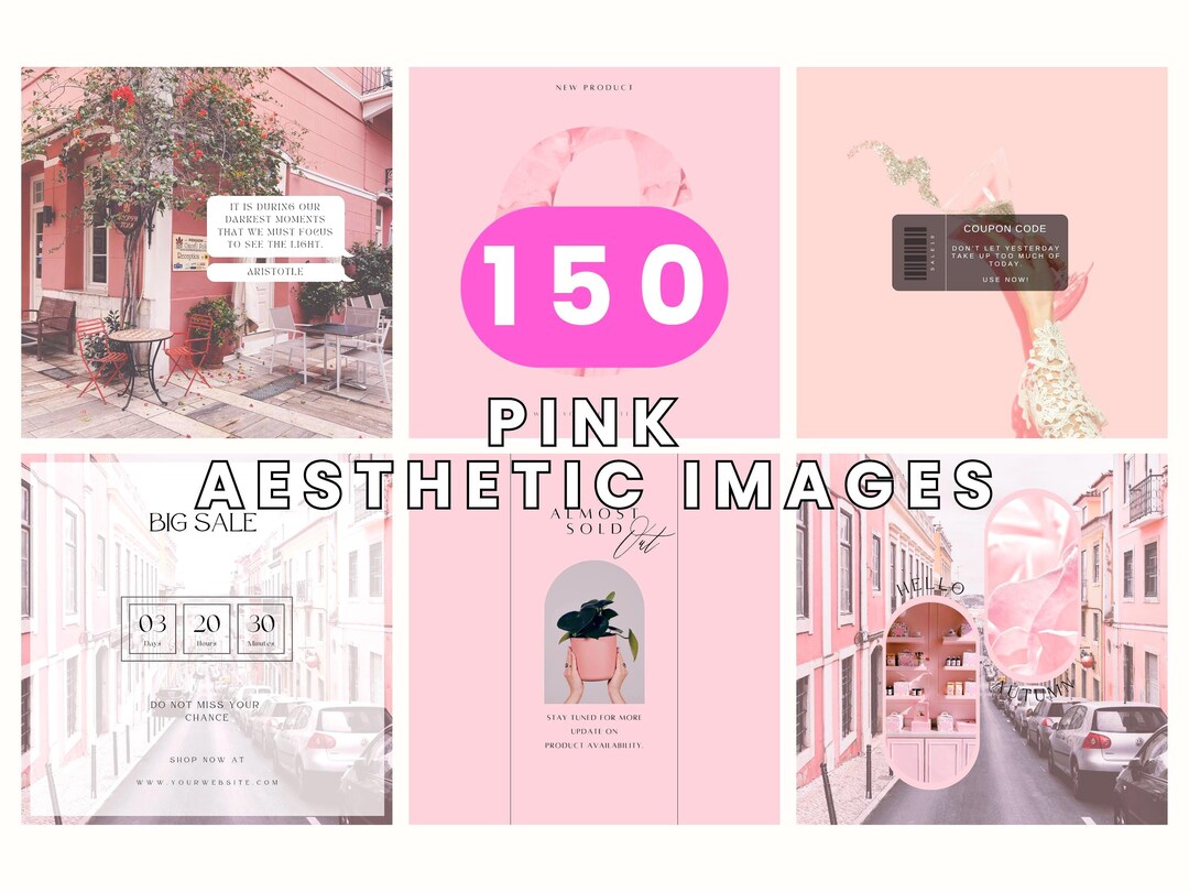 PLR MRR Pink Aesthetic Images Instagram Posts, Viral Aesthetic Posts ...
