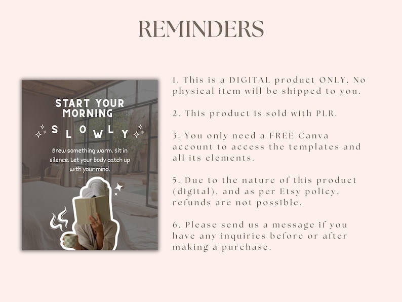 54 Cozy Instagram Carousel Templates | Canva PLR (digital Download ...