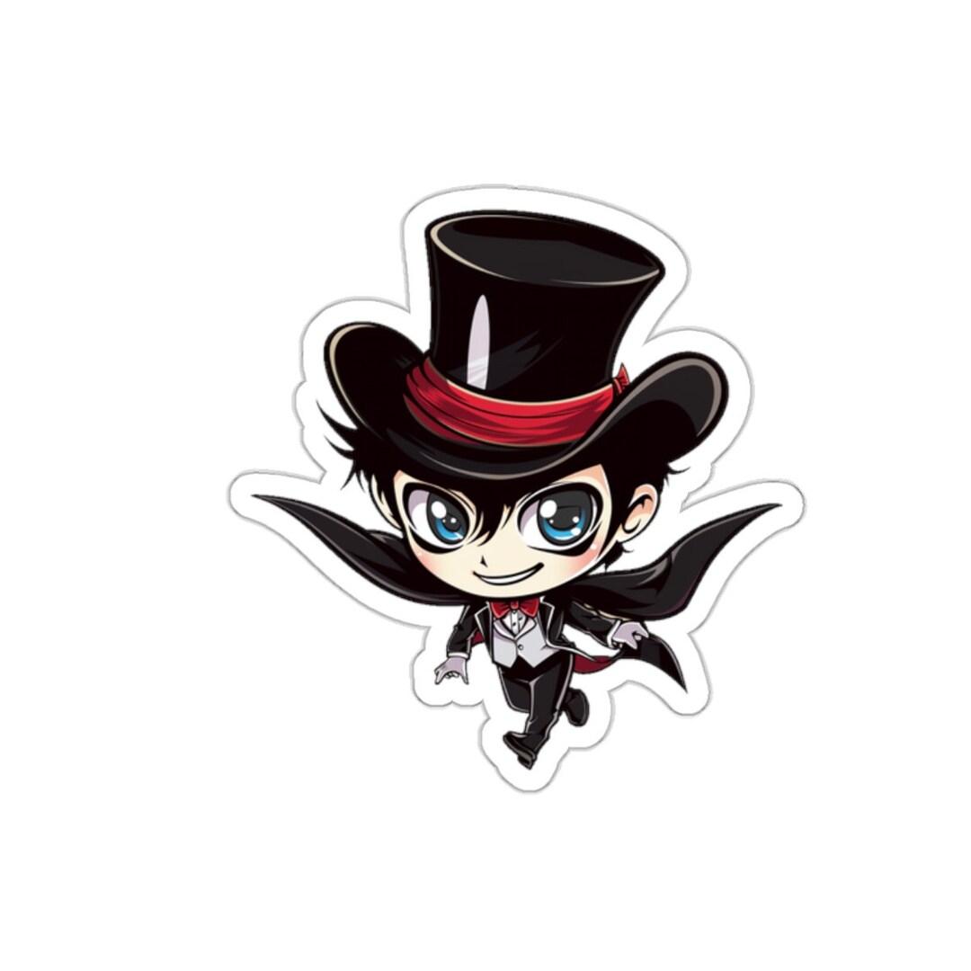 Chibi Tuxedo Mask Sticker: Dashing Defender of Love, Sailor Moon ...