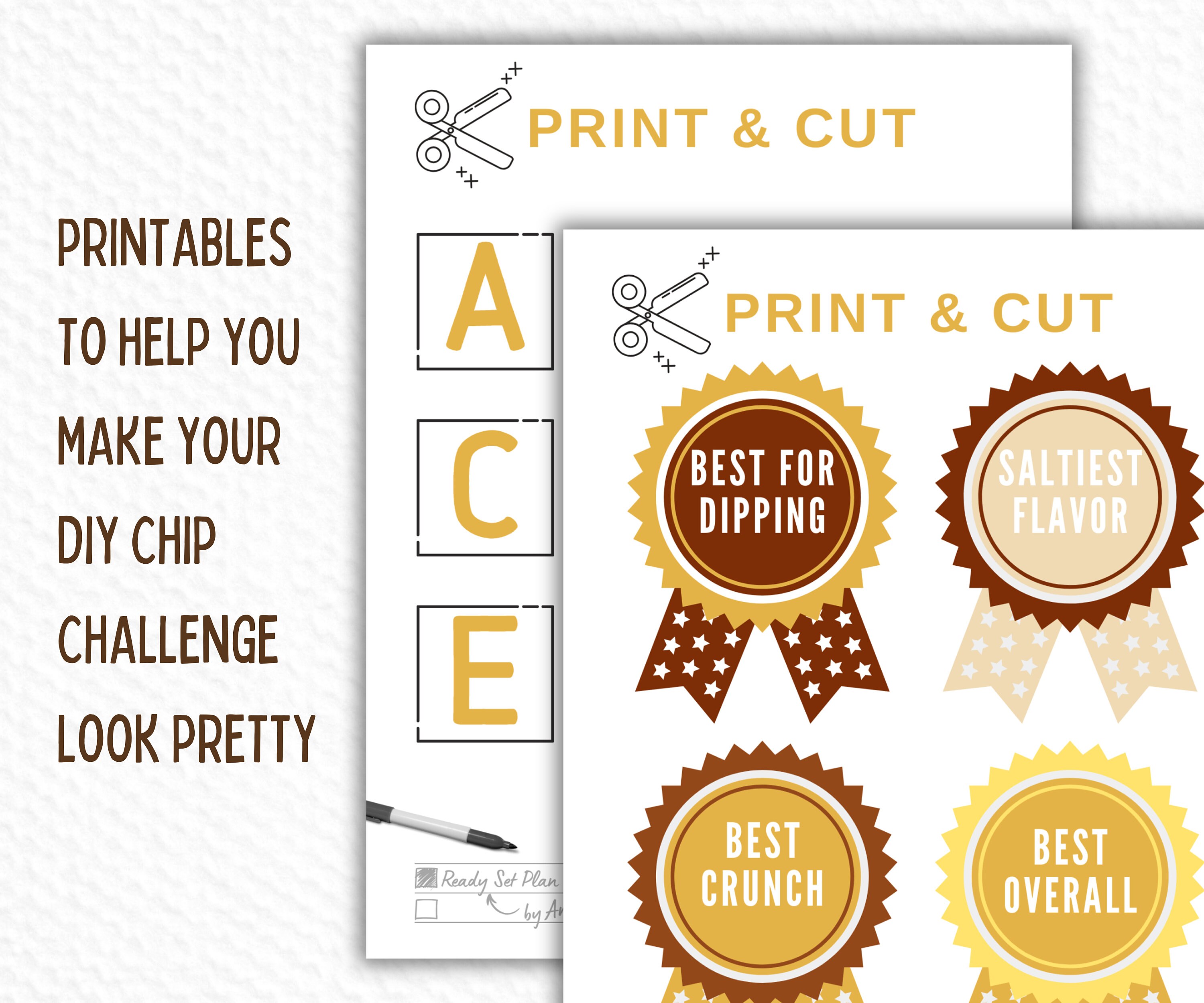 DIY Tortilla Chip Taste Test Challenge (printable) - Etsy