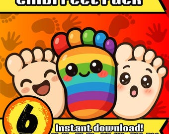 Chibi Foot Emotes | Twitch Emotes Cute Feet Pack | Discord Emoji Foot ...