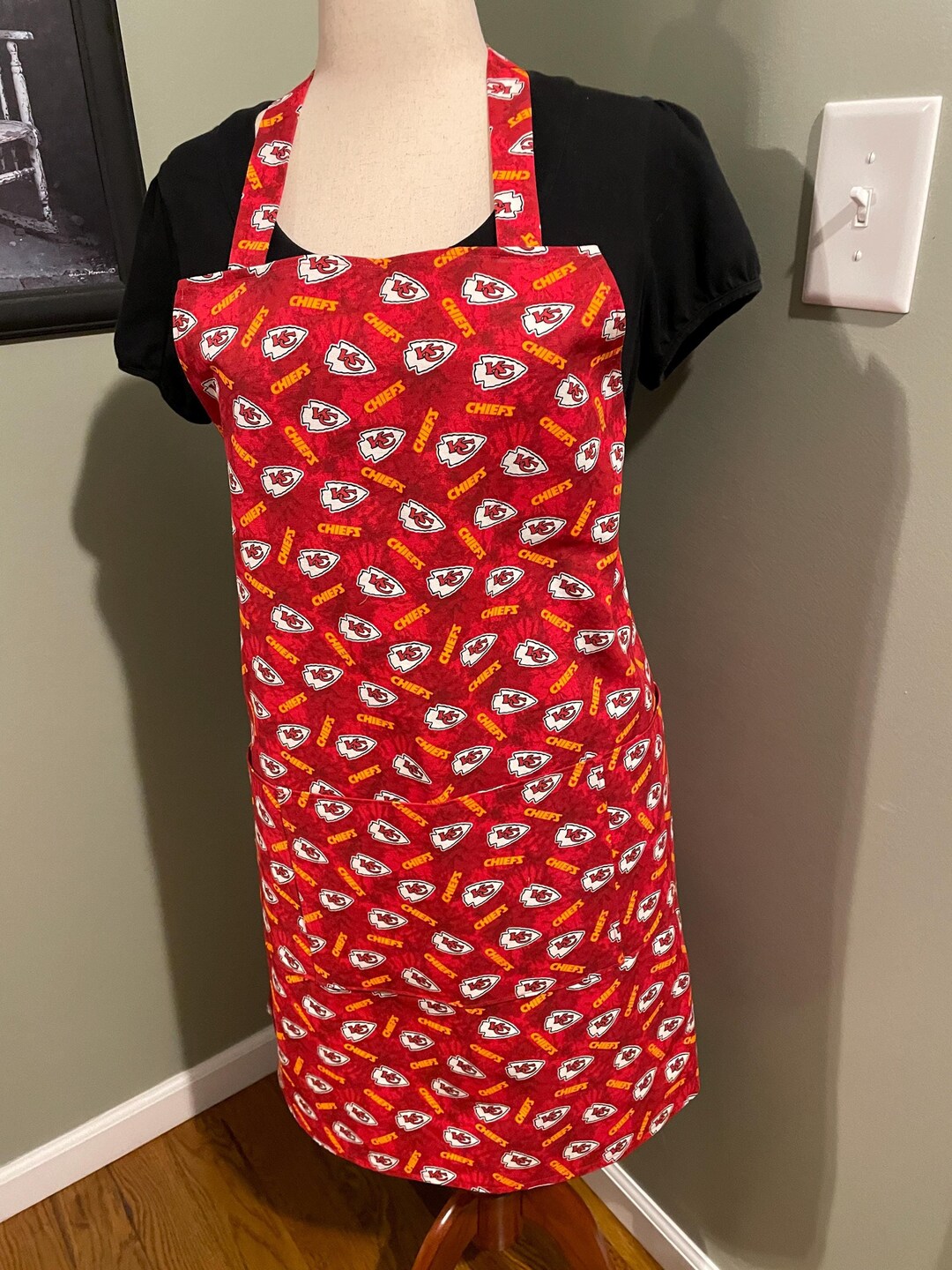 Kansas City Chiefs Heavy Duty Men's Apron - Etsy