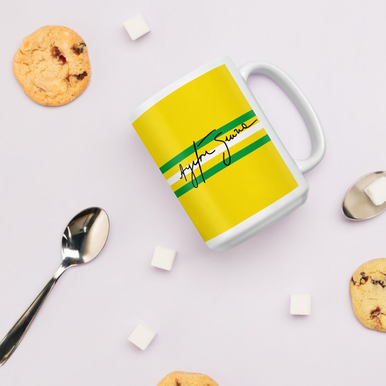 Ayrton Senna Helmet Mug - Etsy