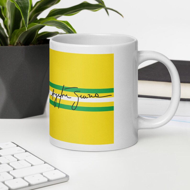 Ayrton Senna Helmet Mug - Etsy