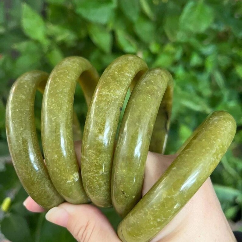A Lot Types of Natural Stone Jade Bangle ! Inner Diameter 63-65mm - Etsy