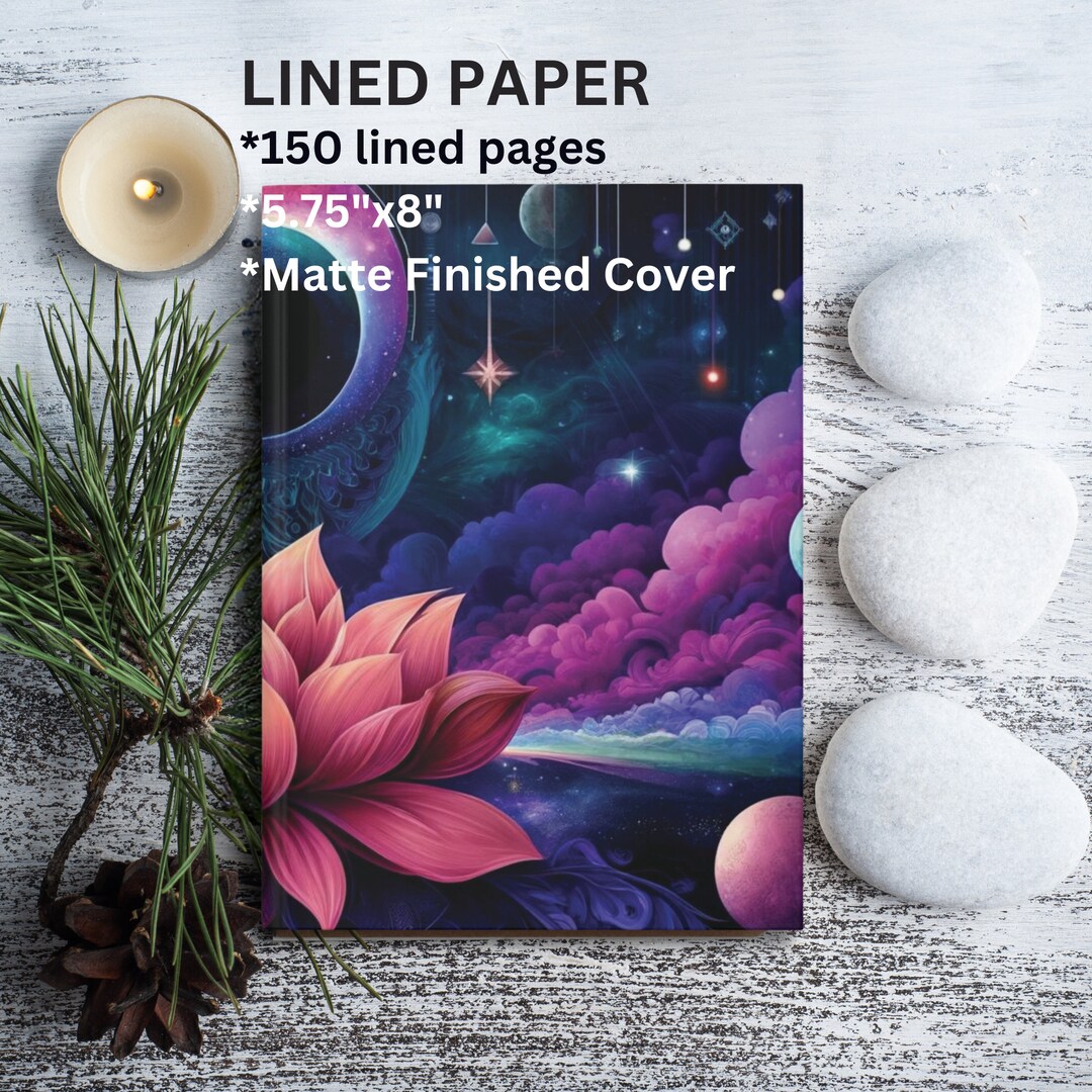 Cosmic Lotus Journal Spiritual Awakening Diary Zen Reflection Notebook ...
