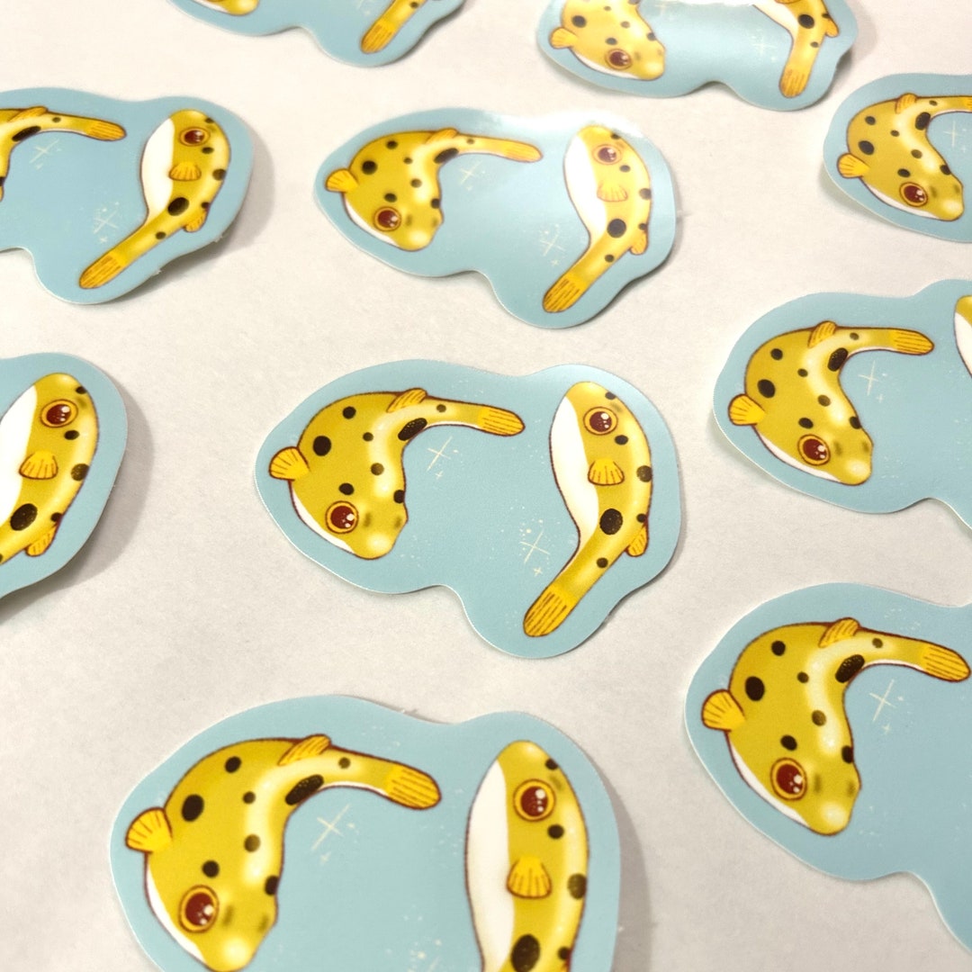 Pea Puffer Dwarf Pufferfish Vinyl Sticker - Etsy