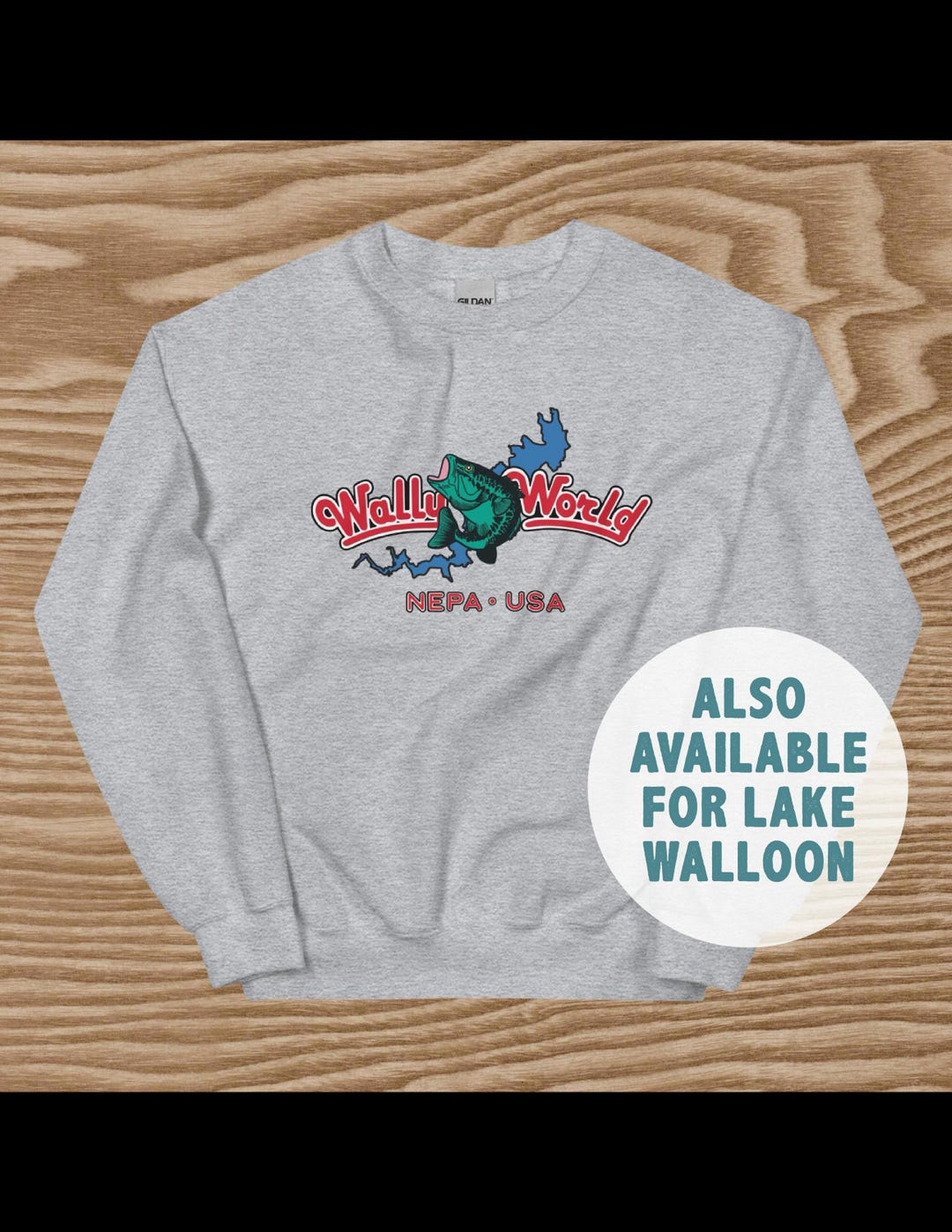 Wally World Lake Wallenpaupack/lake Walloon - Unisex Cotton Blend ...