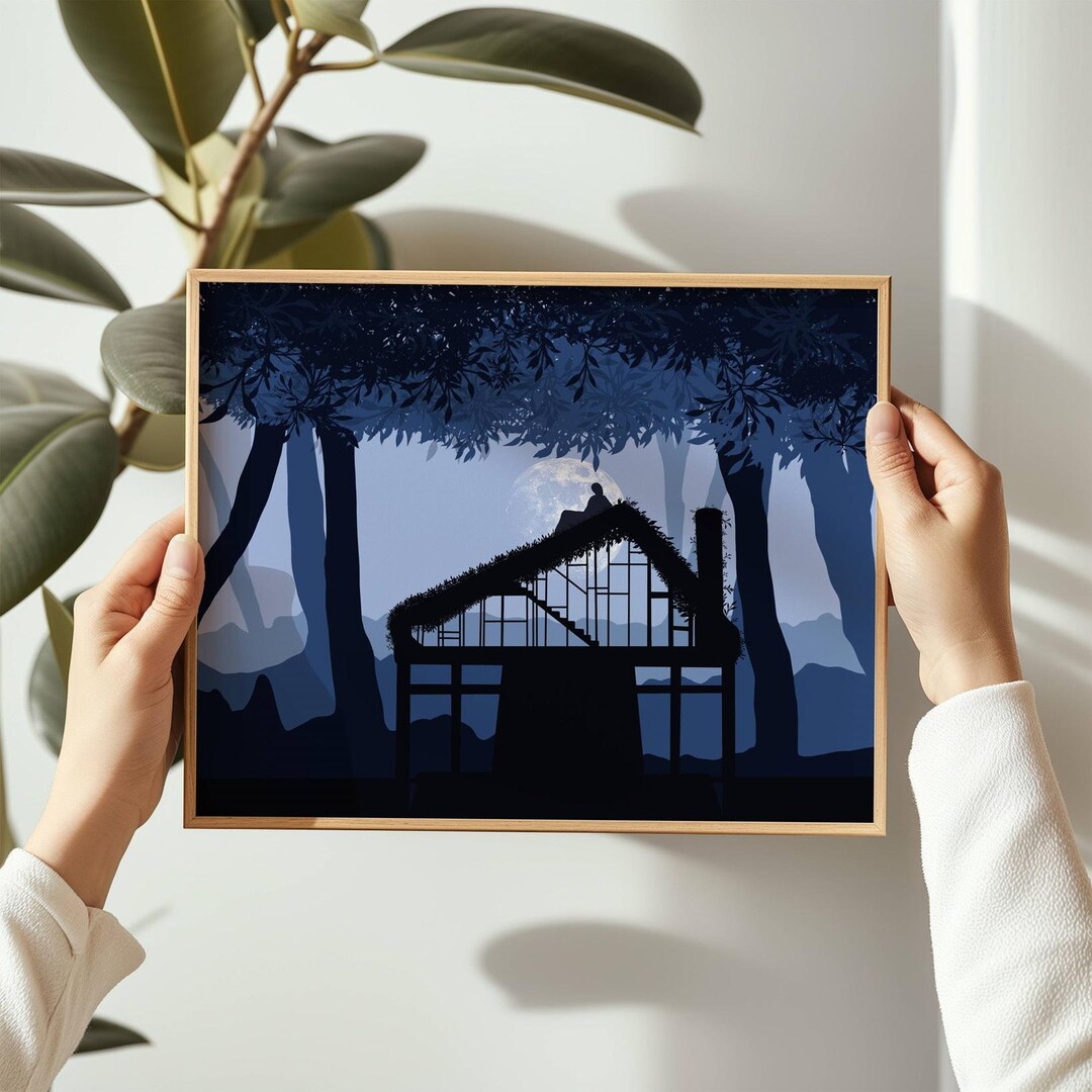 Folk-more Cozy Cabin Poster - Printable Wall Art, Instant Download, 4 ...