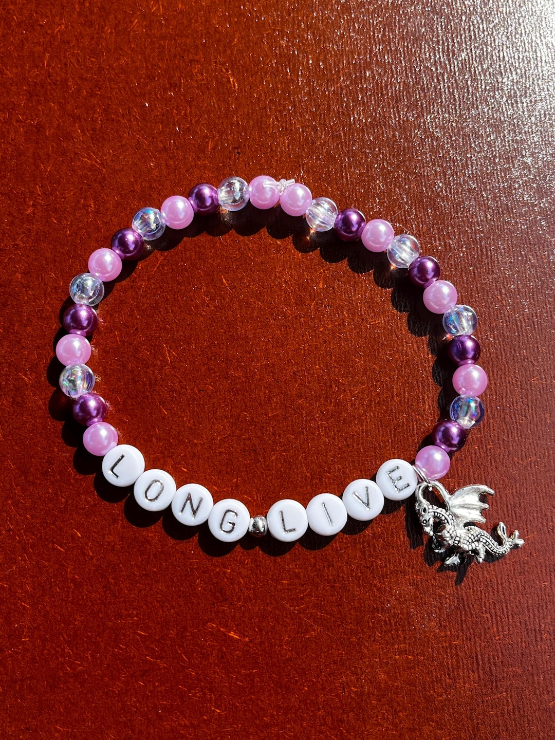 Long Live Friendship Bracelet 7" or 8" Jewelry, Handmade Gift, Eras ...