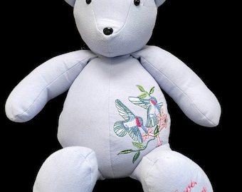 Bur Bearry Memory Bear - Etsy