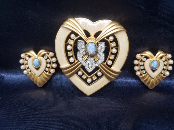 Vintage Elizabeth Taylor Avon SET "Heart of Hollywood… - Gem